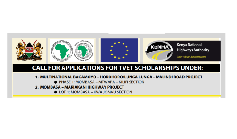 KENHA CALL FOR APPLICATIONS FOR TVET SCHOLARSHIPS | CampusBiz Careers